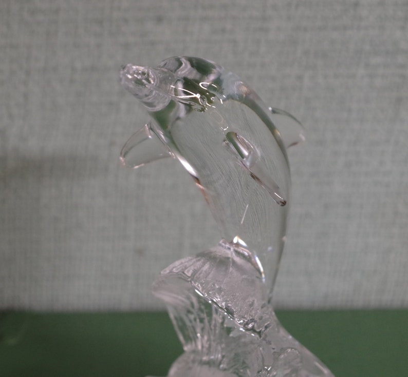 Vintage Crystal Dolphin Cristal D'arques Dolphin Made | Etsy