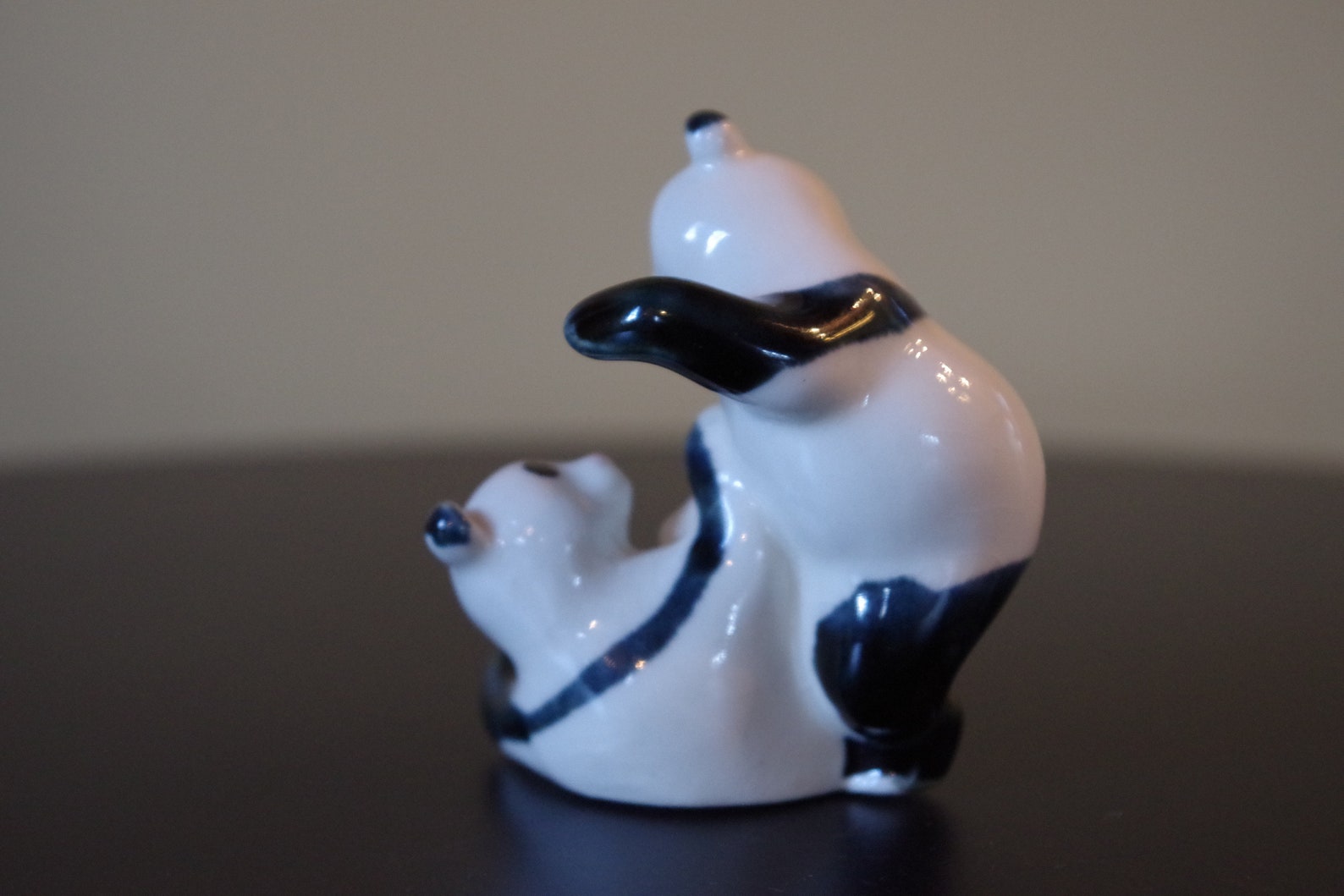 Panda Vintage Panda Panda Figurine Playing Pandas - Etsy