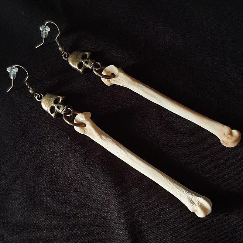 Bone Earrings - Etsy