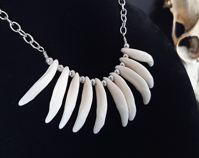 Coyote Tooth Necklace, Tooth Necklace, Tooth Pendant, Real Coyote Teeth ...