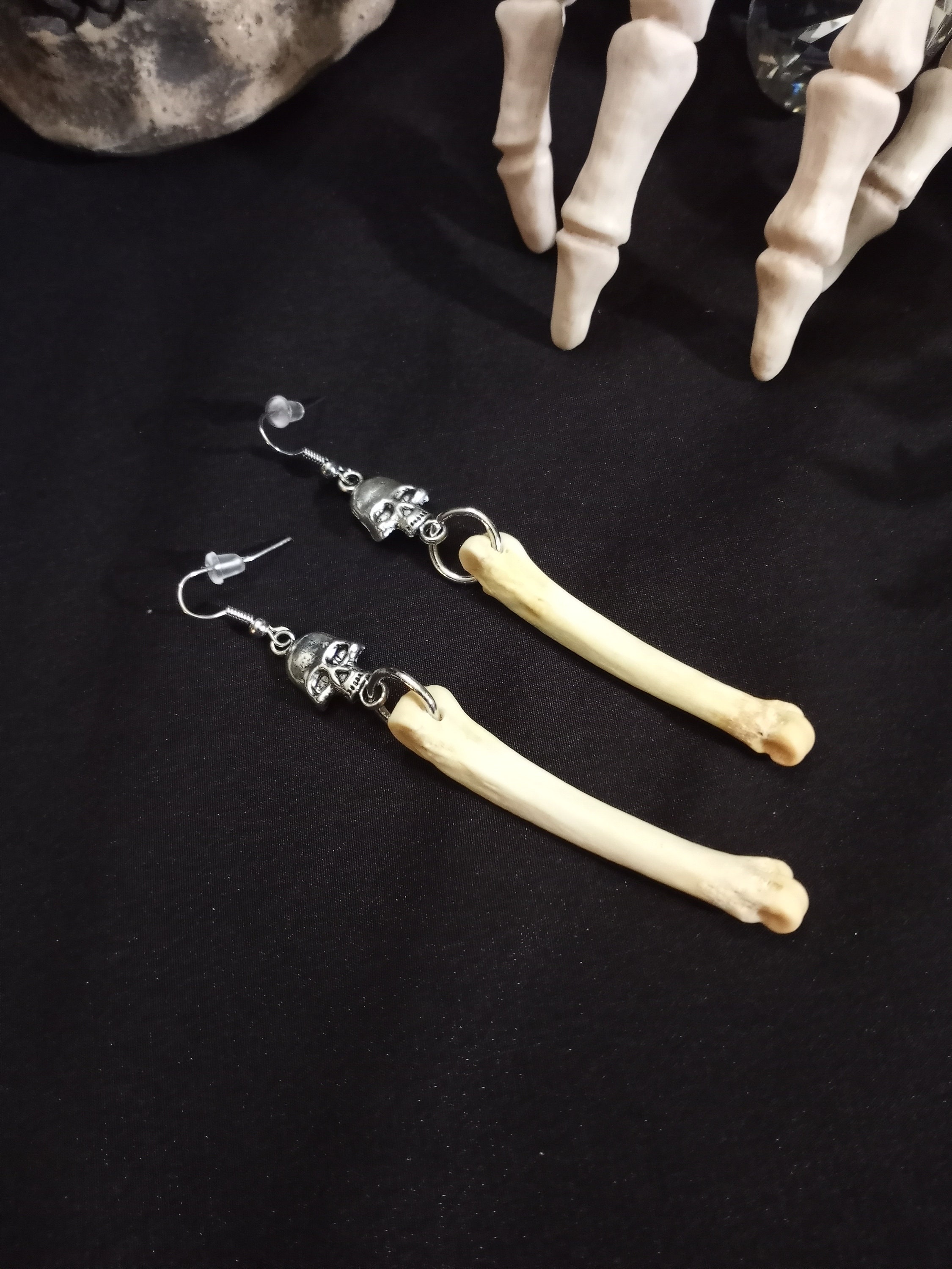 Bone Earrings Coyote Bone Earrings Bone Jewelry Skull | Etsy