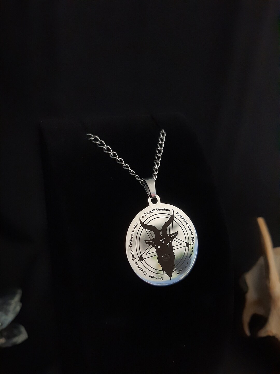 Baphomet Pendant, Satan Pendant, Satanic Pendant, Devil, Belial ...