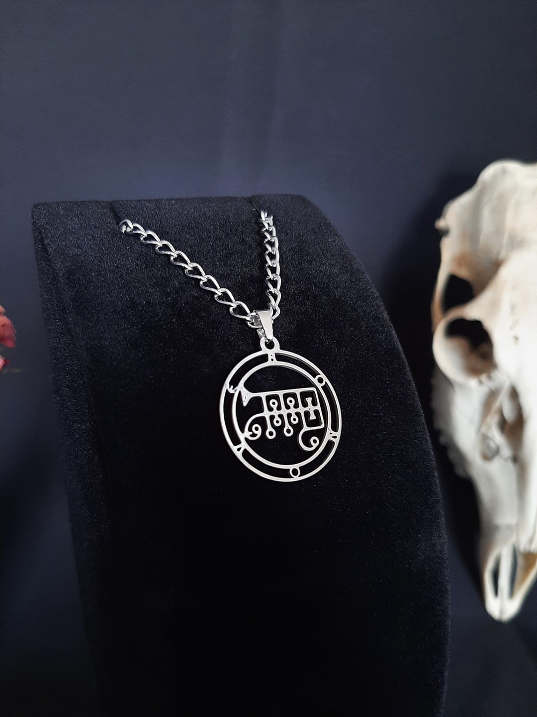 Ronove Pendant, Ronove Necklace, Witch Necklace, Ars Goetia, Sigil of ...