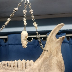 Bone Chime, Bone Hanger, Bone Decor, Bone Wind Chime, Satanic Art ...