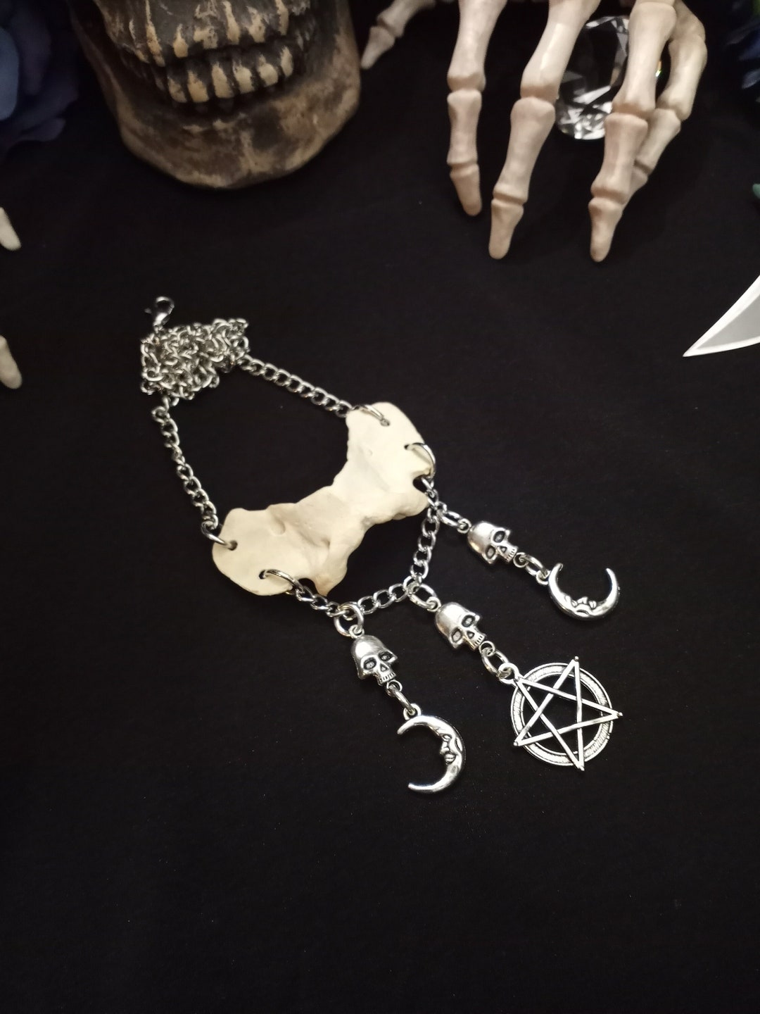 Gothic Necklace, Gothic Pentagram Necklace, Gothic Jewelry, Witch ...