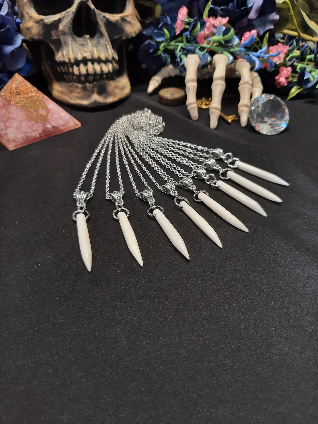 Buffalo Bone Pendant, Bone Jewelry, Bone Necklace, Real Bone Necklace ...