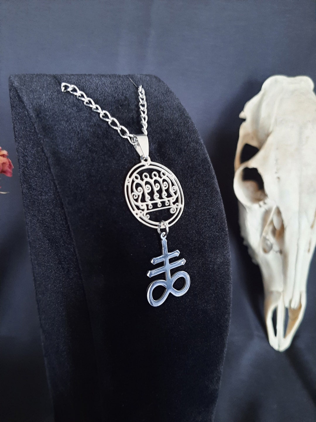 Paimon Pendant, Paimon Necklace, Witch Necklace, Leviathan, Leviathan ...