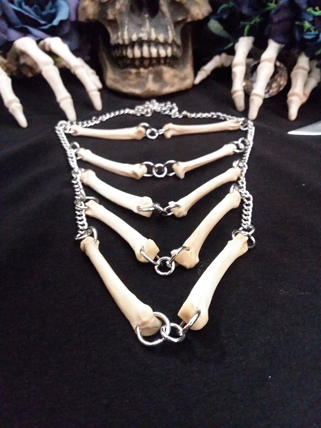 Coyote Bone Necklace, Bone Jewelry, Bone Necklace, Real Bone Jewelry ...