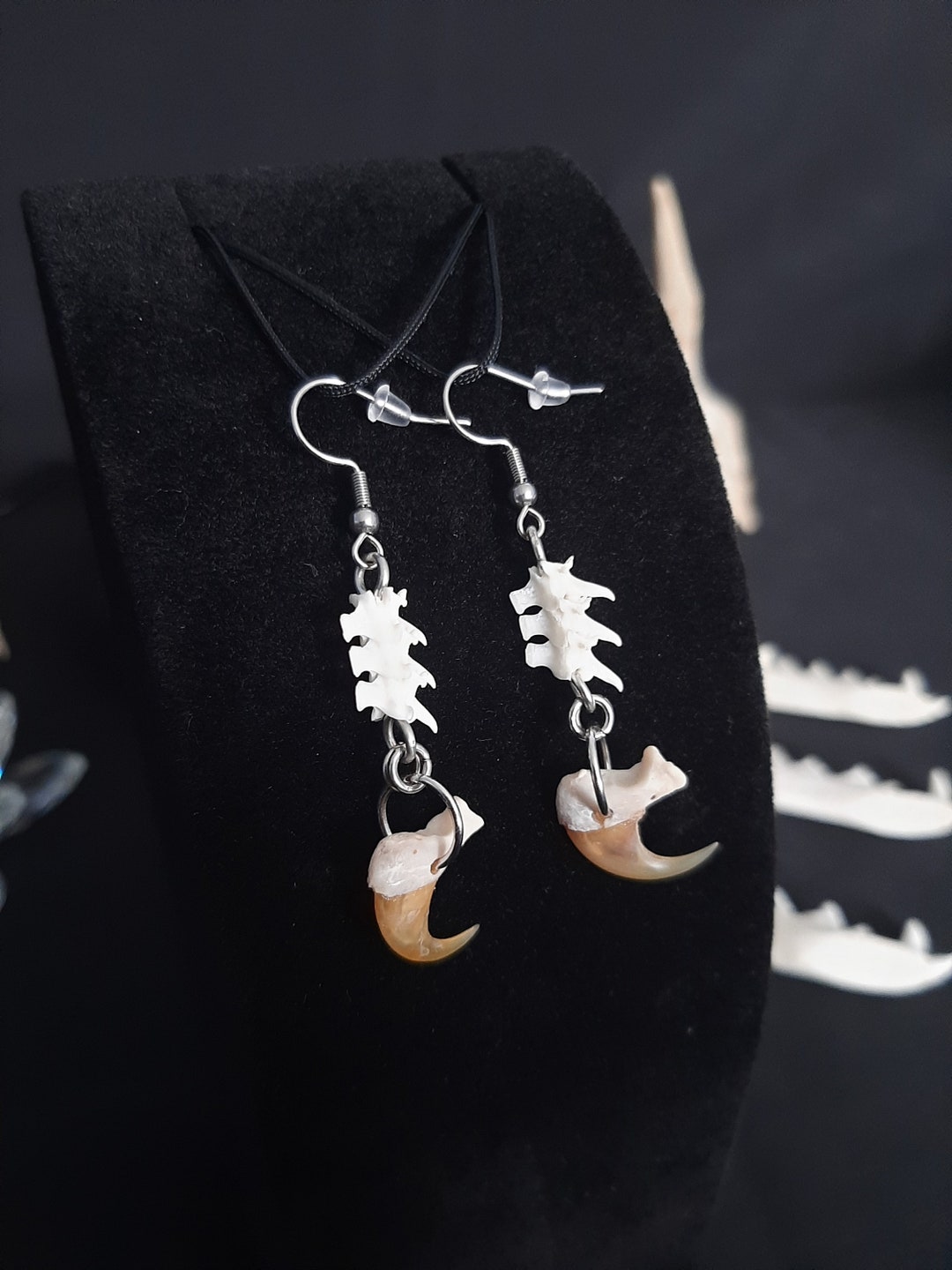 Bobcat Claw Earrings, Bobcat Claw Jewelry, Claw Earrings, Witch ...