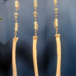 Bone Chime, Bone Hanger, Bone Decor, Bone Wind Chime, Satanic Art ...