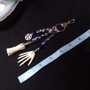 Bone Keychain Deer Bone Keychain Gothic Keychain Key Chain - Etsy