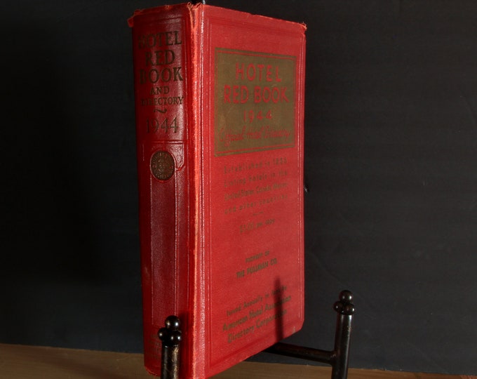 1944 Official Hotel Red Book Directory Pullman Company WW II Era ...