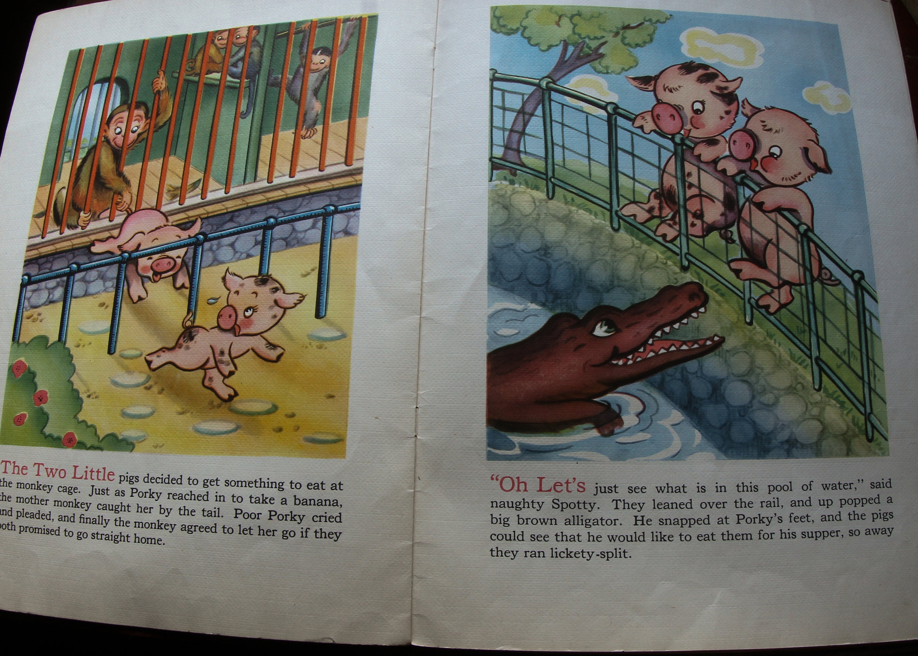 Runaway Pigs Childrens Story Book 1940s Samuel Lowe Edith - Etsy UK