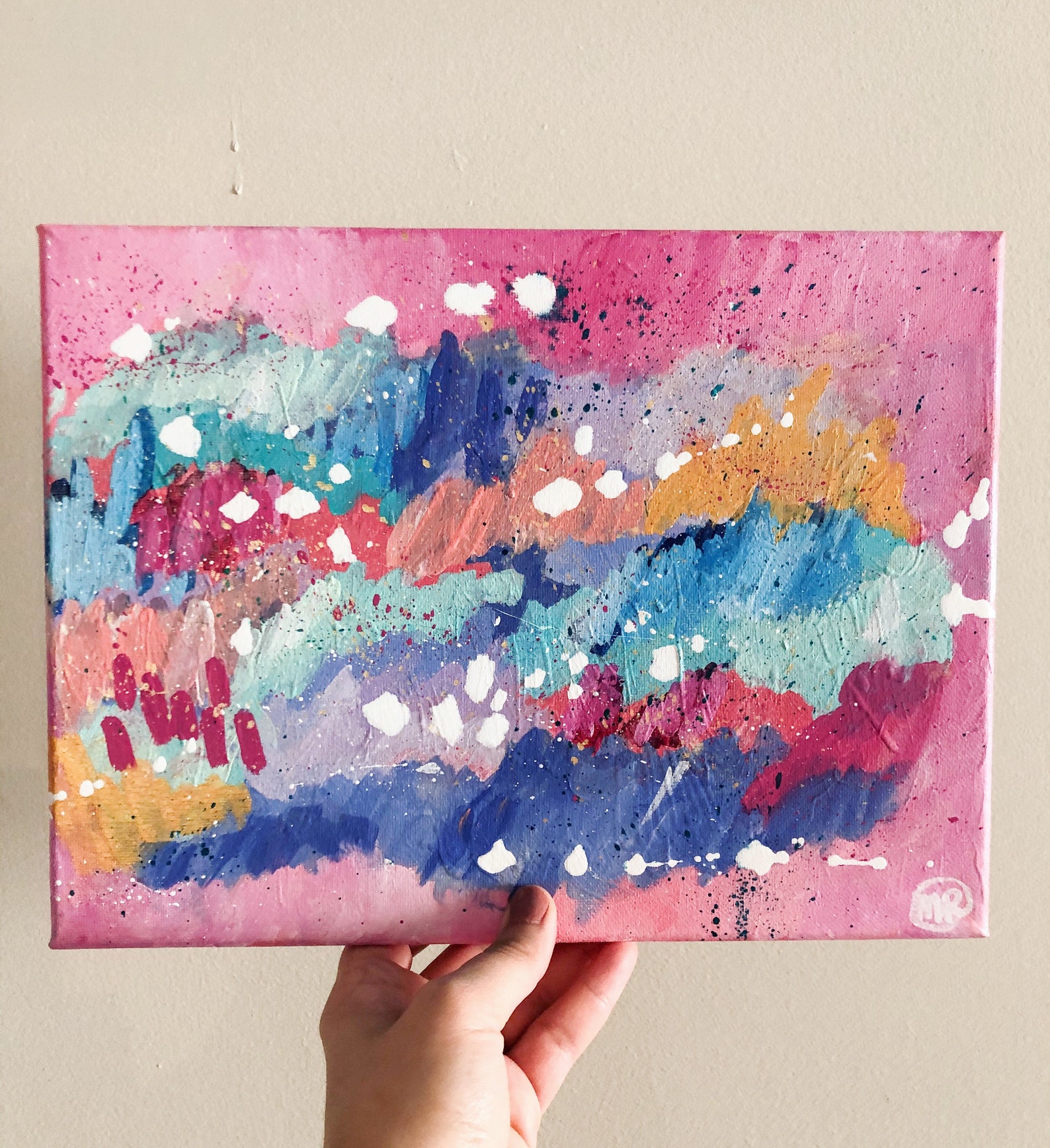 Coral- Acrylic Painting 9”x12” - Etsy