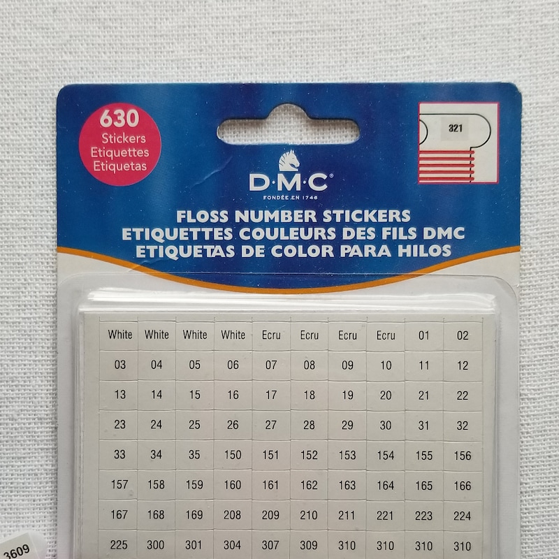 Dmc Floss by Number - Etsy