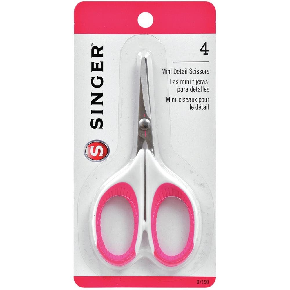 Singer Craft Scissors 4-inch With Pink and White Rubberized - Etsy