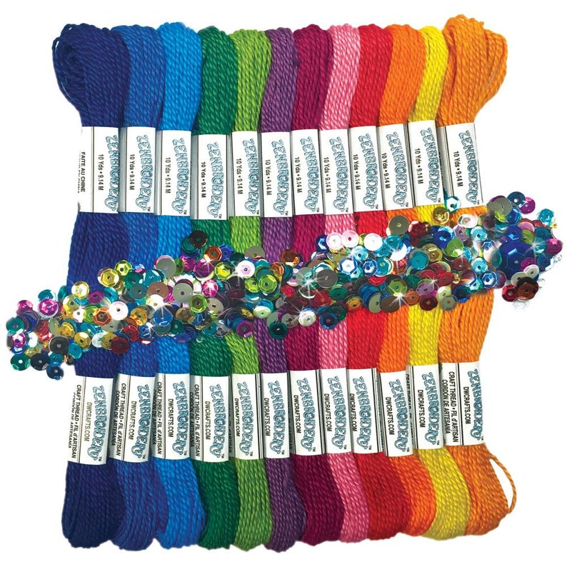 Zenbroidery Rainbow Floss and Trim Pack DW4060 - Etsy