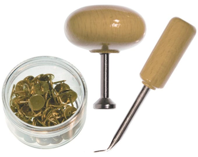 Tack Kit for Wood Embroidery Frames or Stretcher Bars - Lacis Corjac ...