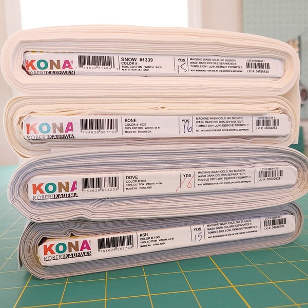 Kona Cotton Fabric - Etsy