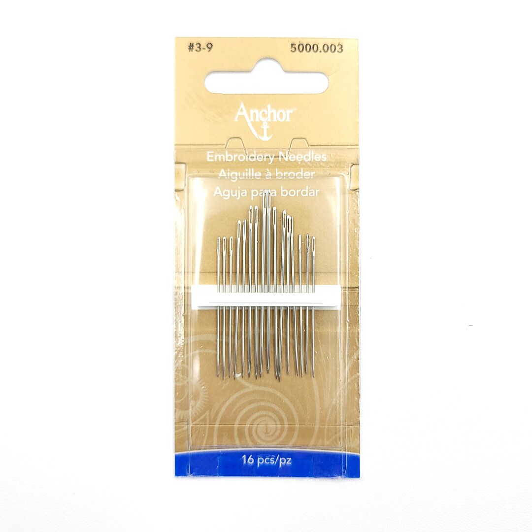 Anchor Embroidery Needles Sizes 3-9 - Etsy