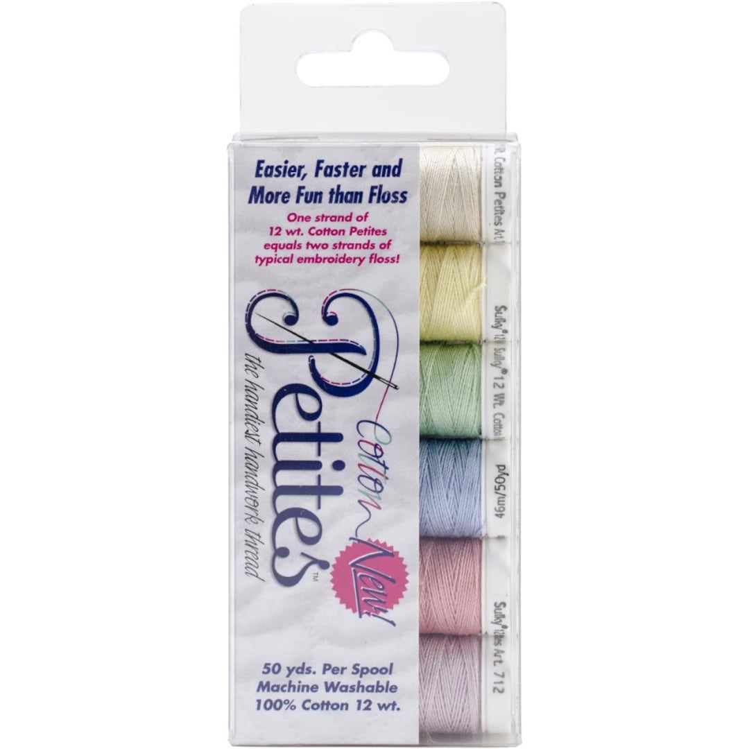 Spring Colors Collection Sulky Sampler 12wt Cotton Petites 6 Pack ...