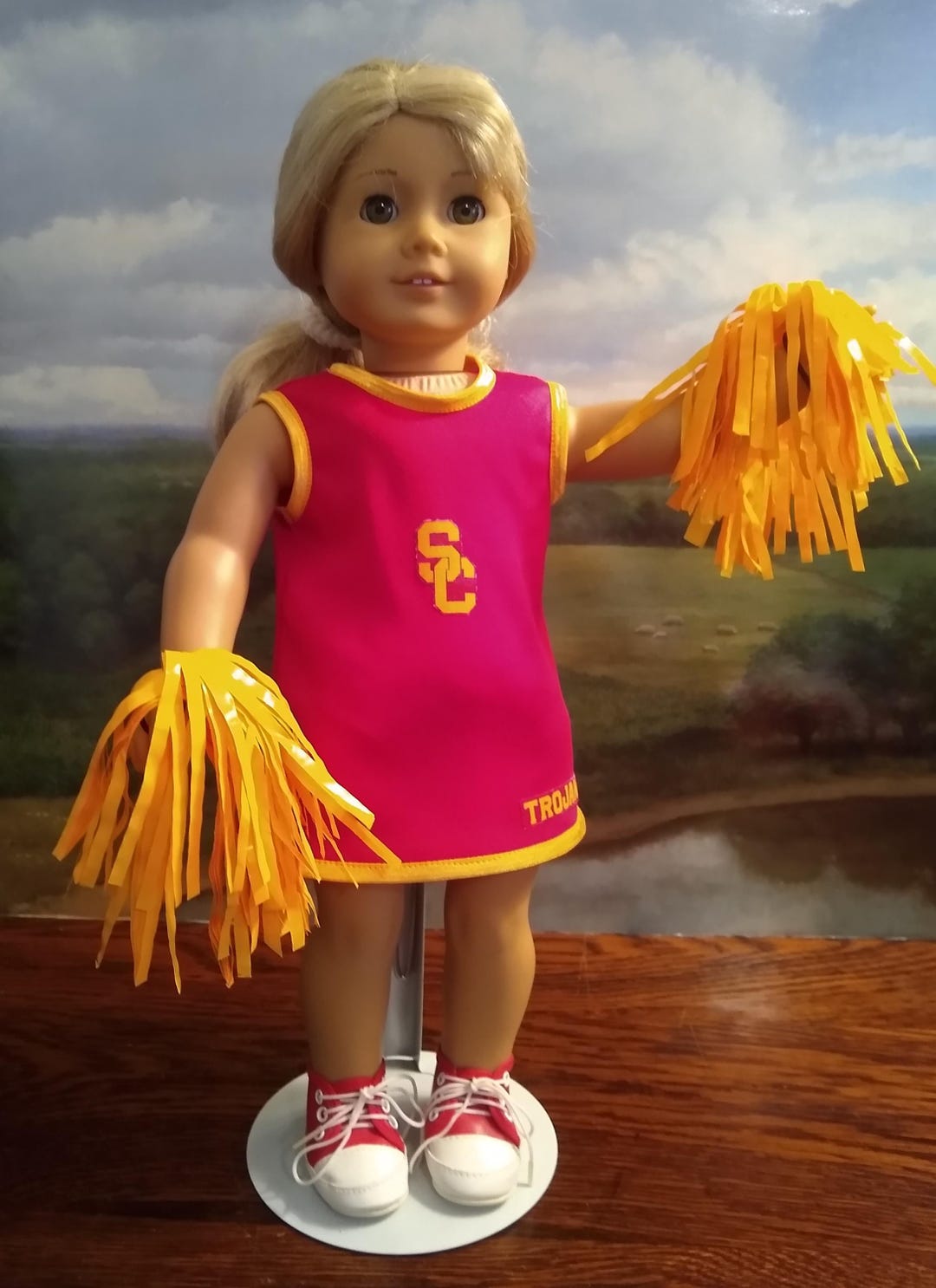 USC Trojans Cheerleader Outfit for American Girl Size Doll. A273 - Etsy
