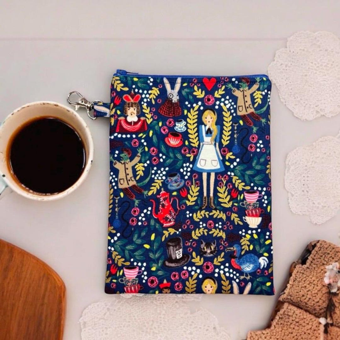 Rifle Paper Co Kindle Cover: Fabric Ereader Sleeve With Zipper - Etsy