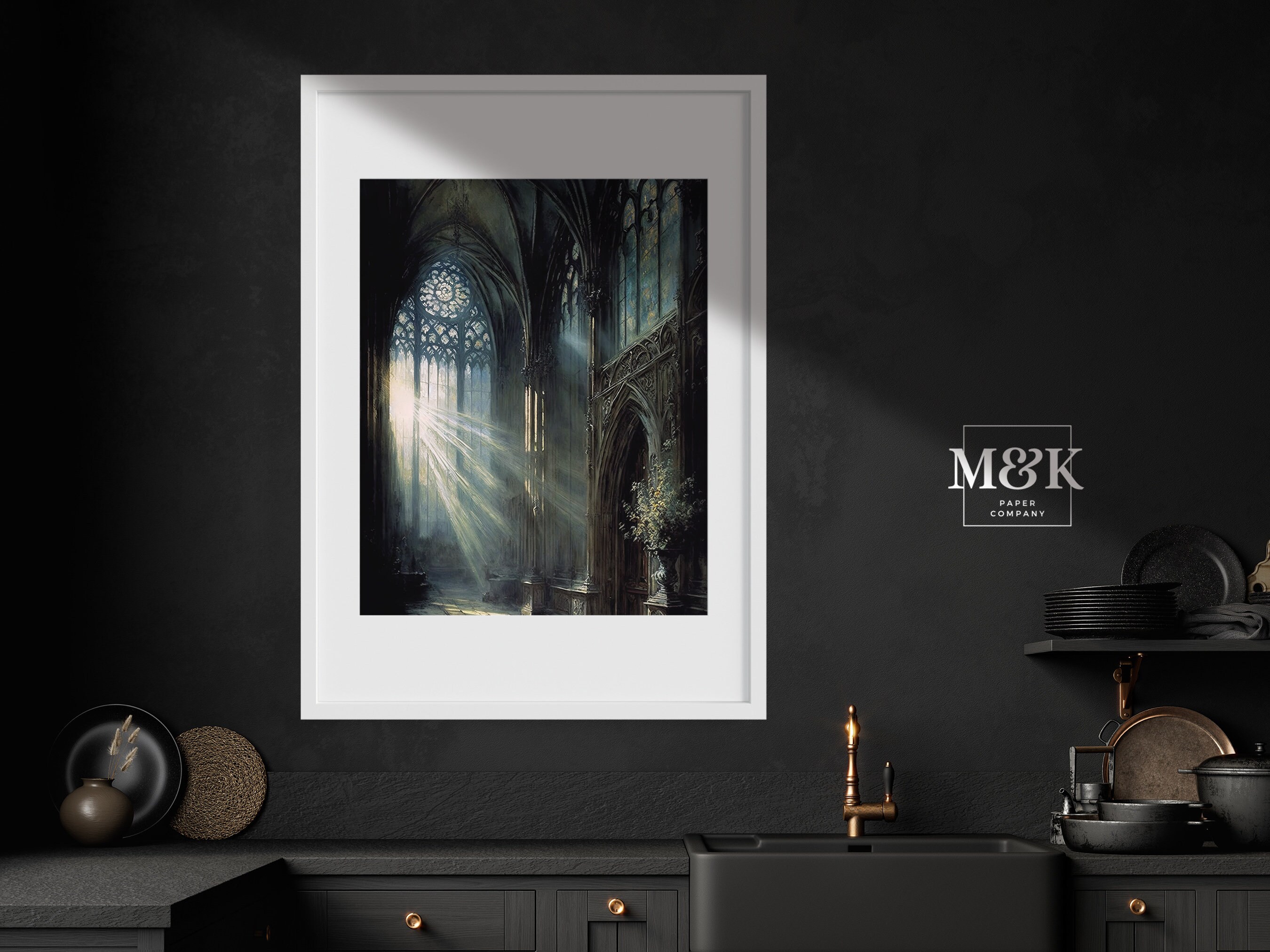 Light Academia Scene / Dark Academia Wall Art / Downloadable Art Print ...