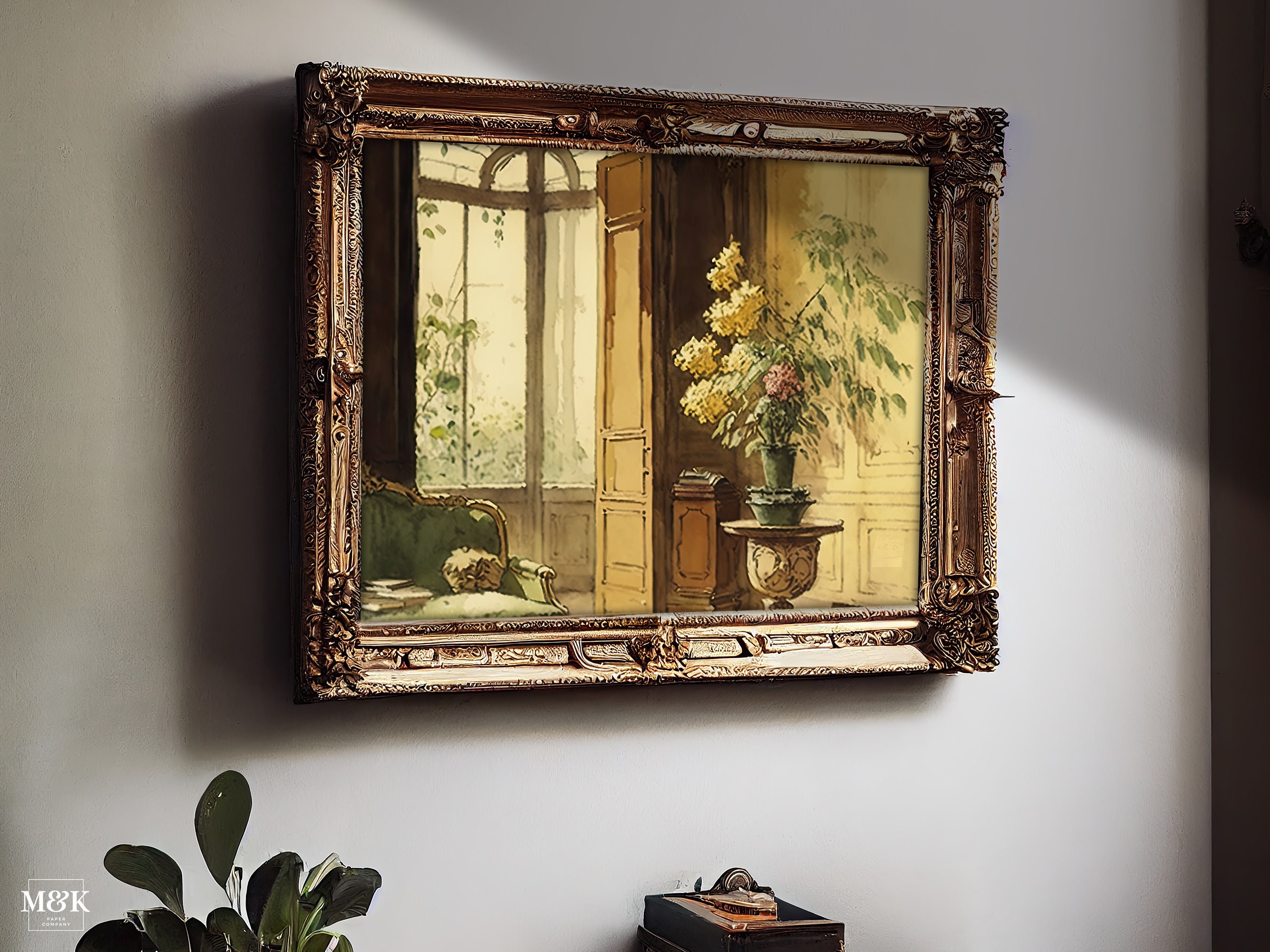 Pride and Prejudice Drawing Room Print / Light Academia Wall Art ...