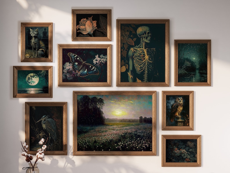 Oddities Dark Academia Wall Gallery Collection Dark Academia Wall Art ...