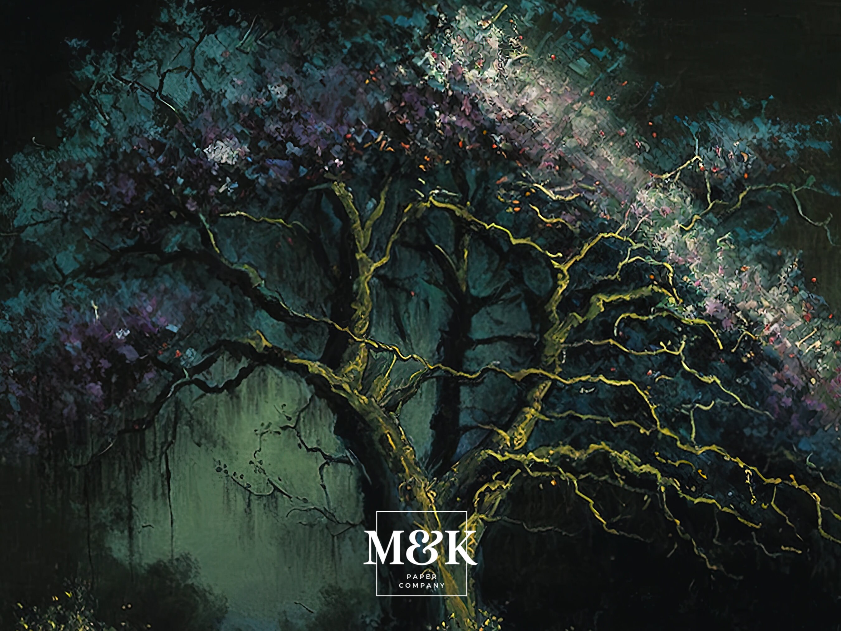 Dark Tree Scene / Dark Academia Wall Art / Downloadable Art Print - Etsy