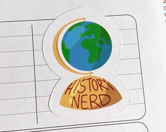 History Nerd Sticker - Etsy