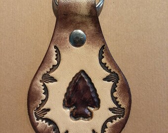 Arrowhead Keychain | Etsy