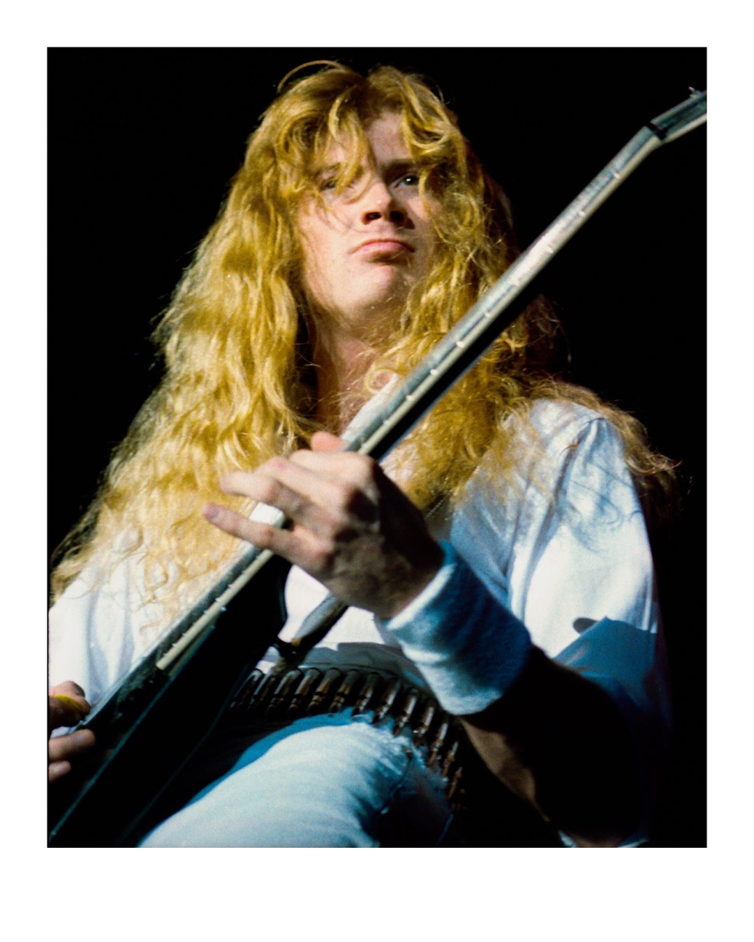 1991 Dave Mustaine Megadeth High Quality Fine Art Archival Photo Paper ...