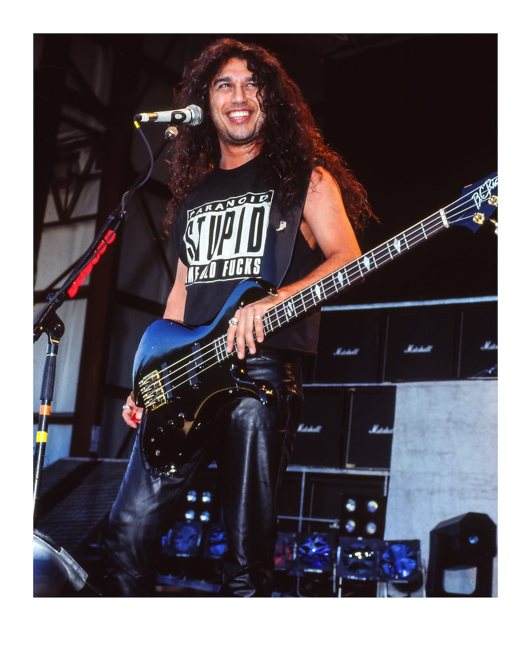 1991 Tom Araya Slayer High Quality Fine Art Archival Photo Paper Print ...