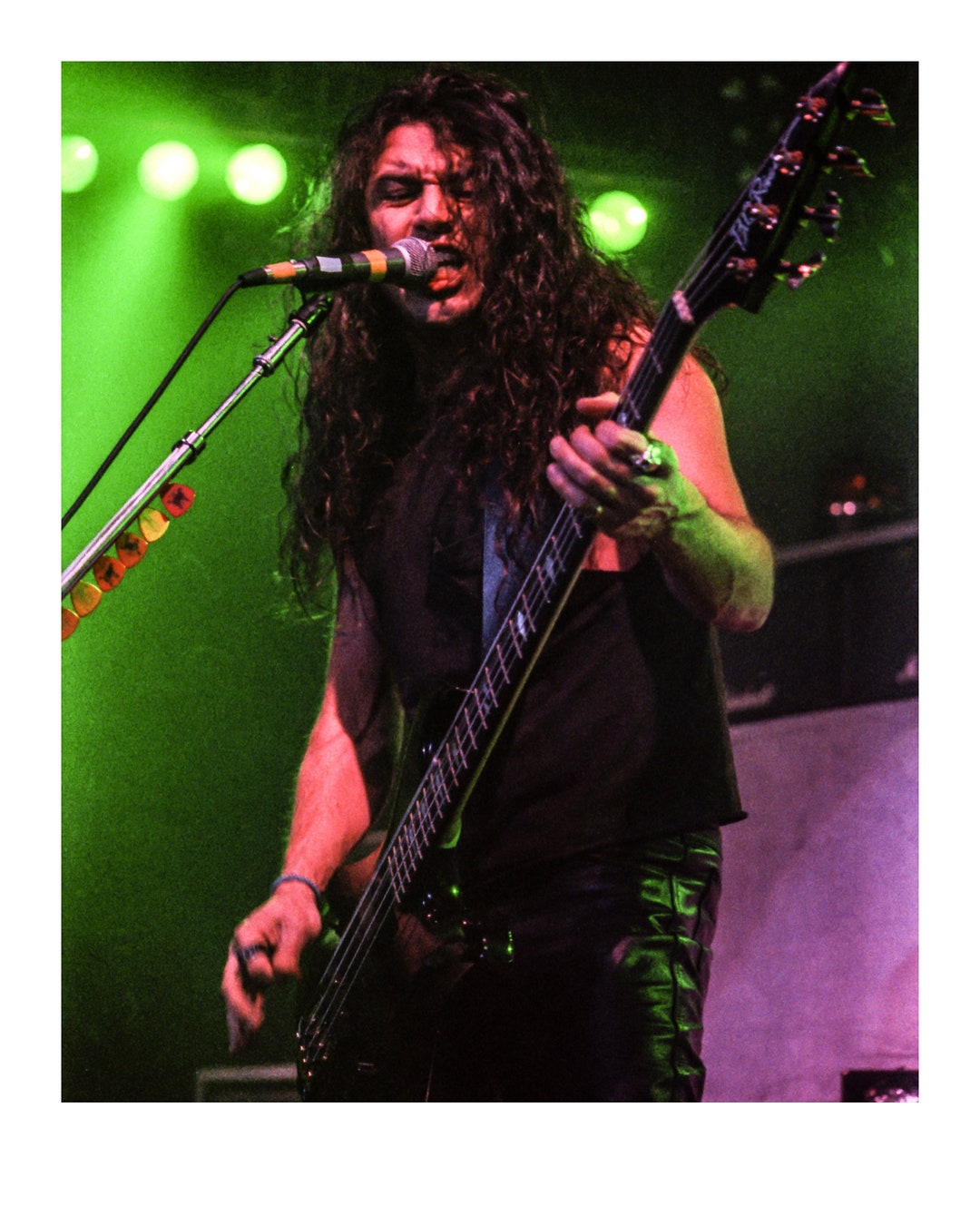 1991 Tom Araya Slayer High Quality Fine Art Archival Photo Paper Print ...