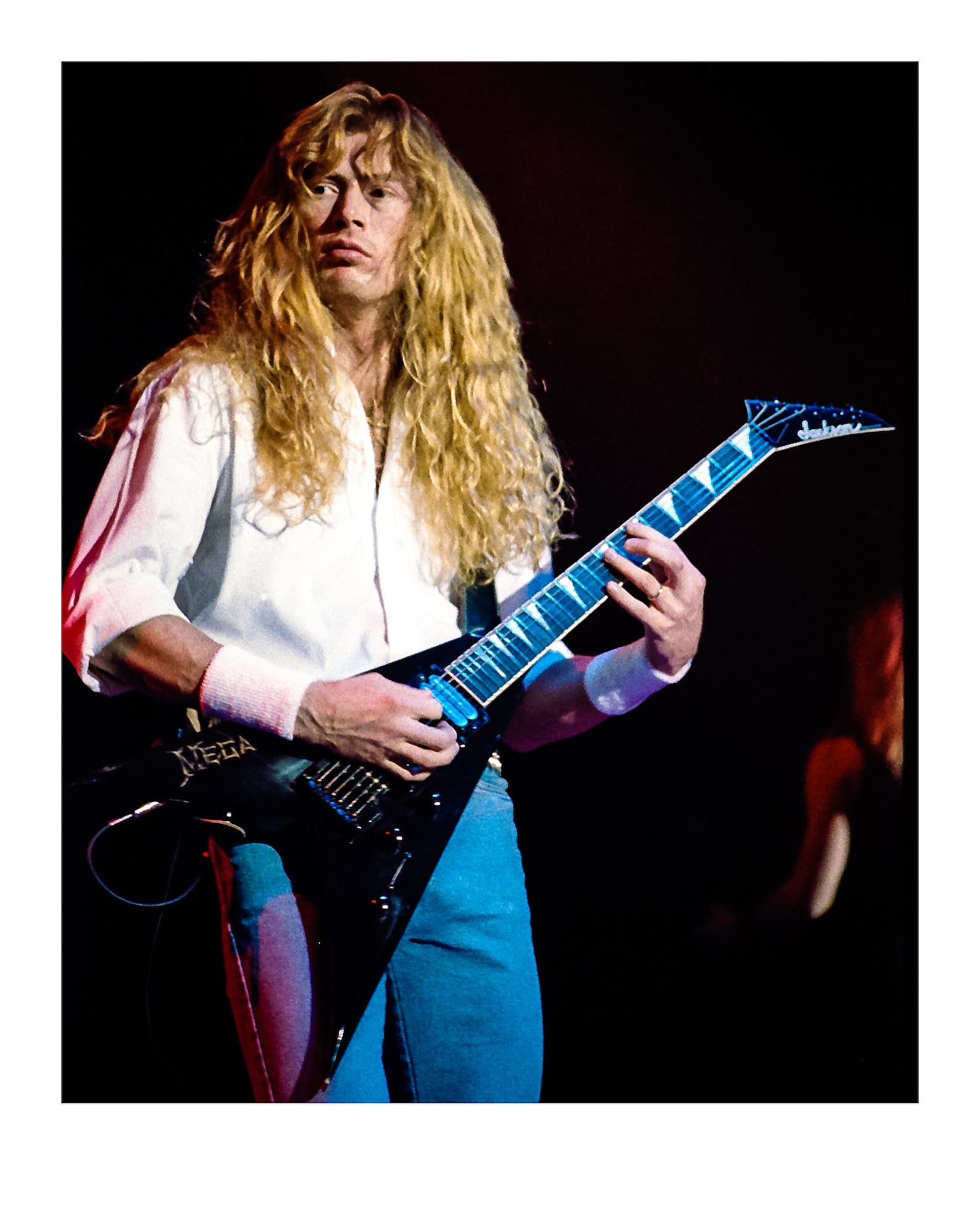 1990 Dave Mustaine Megadeth High Quality Fine Art Archival Photo Paper ...