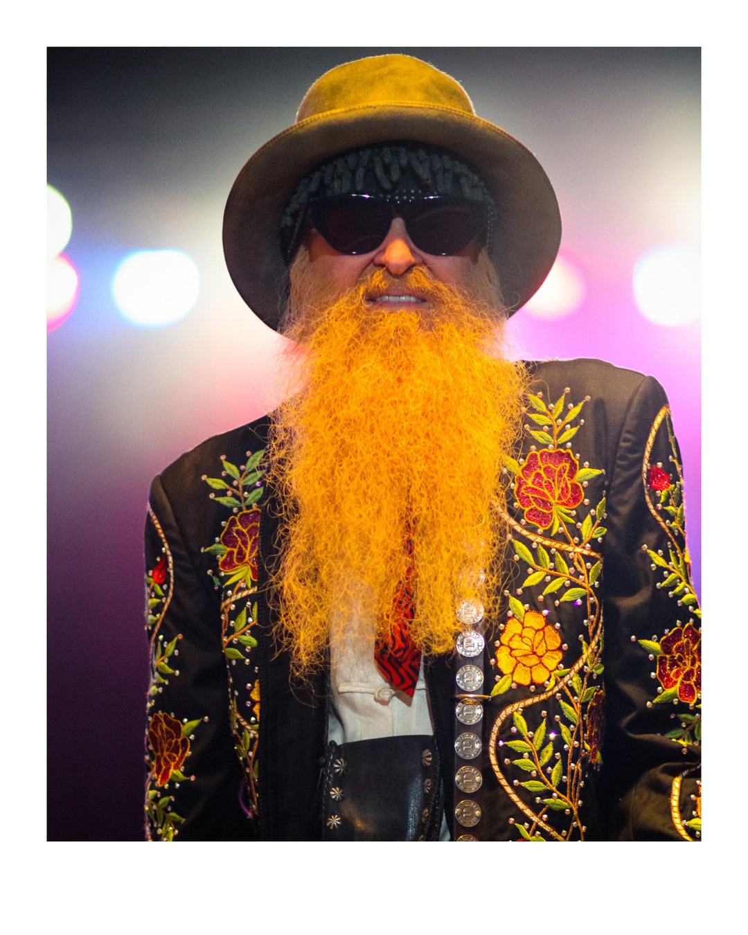 2013 Billy Gibbons ZZ Top High Quality Fine Art Archival Photo Paper ...