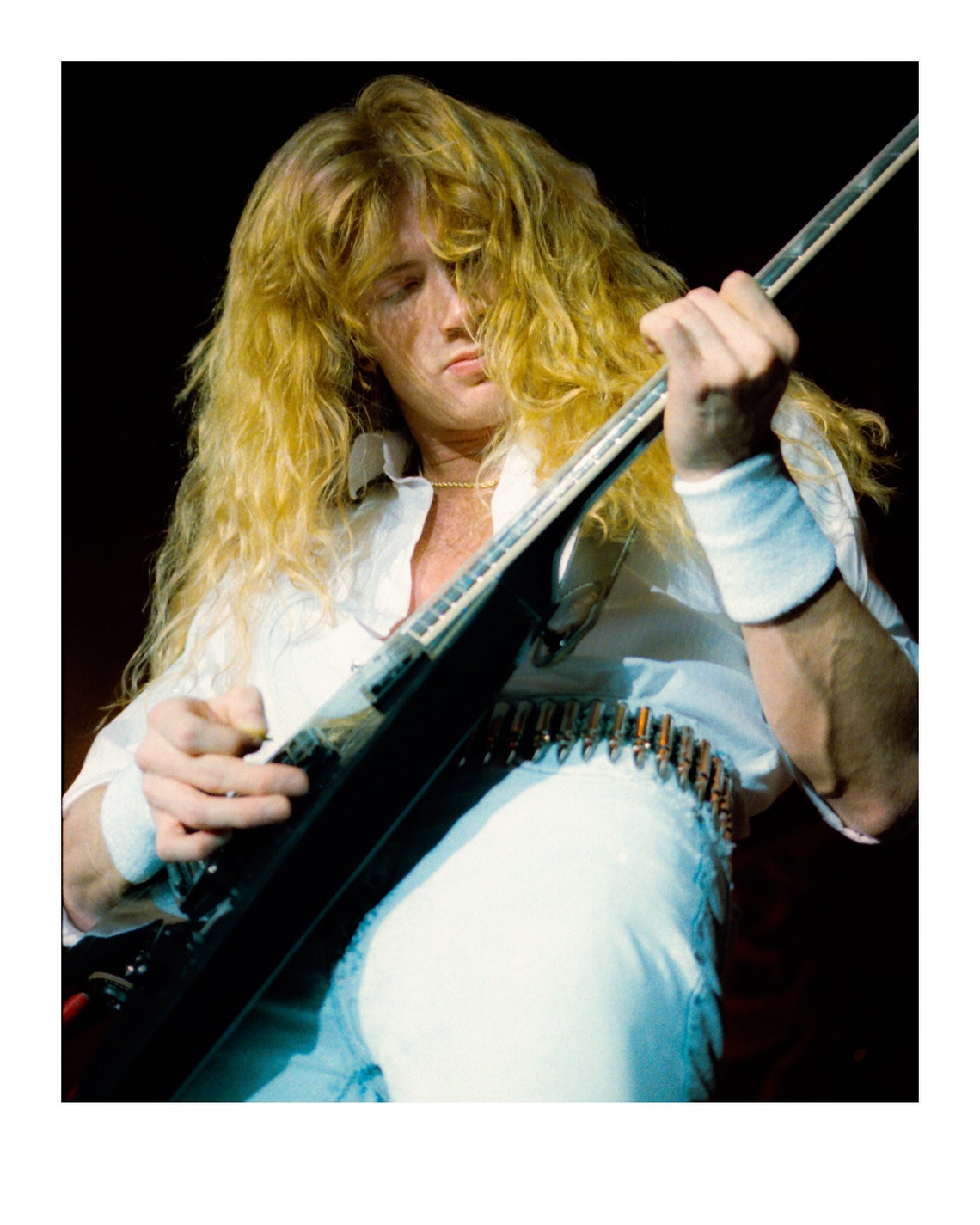 1991 Dave Mustaine Megadeth High Quality Fine Art Archival Photo Paper ...