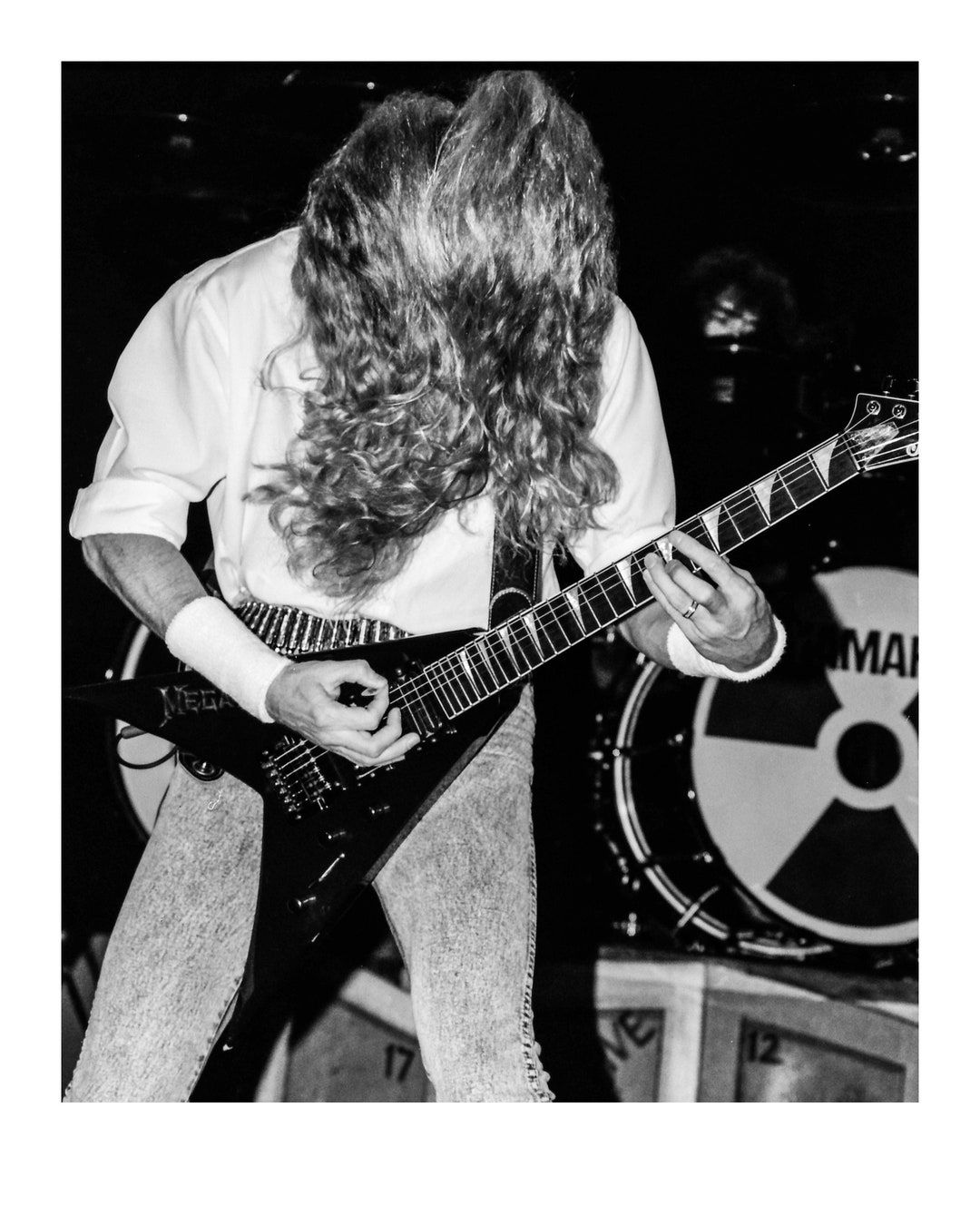 1991 Dave Mustaine Megadeth High Quality Fine Art Archival Photo Paper ...