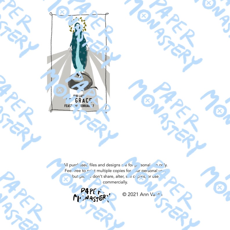 Printable Saint Cards Digital Holy Cards Catholic Printable - Etsy