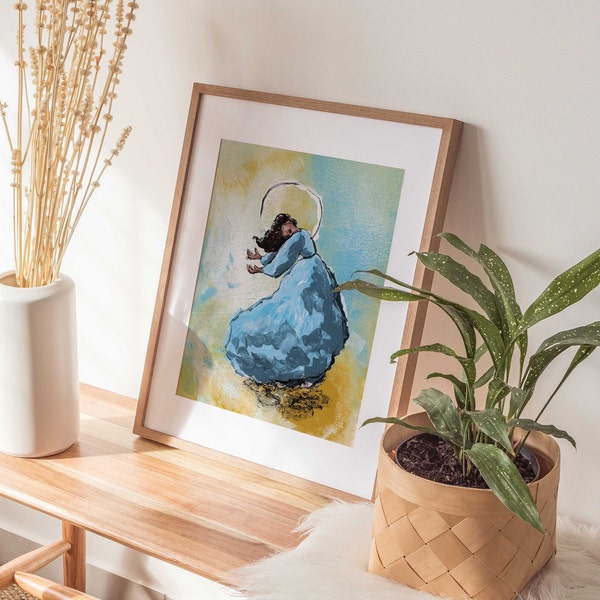 Abstract Virgin Mary - Etsy