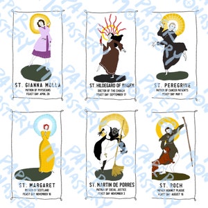 Printable Saint Cards Digital Holy Cards Catholic Printable - Etsy