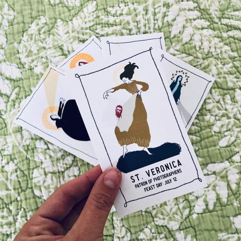 Printable Saint Cards Digital Holy Cards Catholic Printable - Etsy