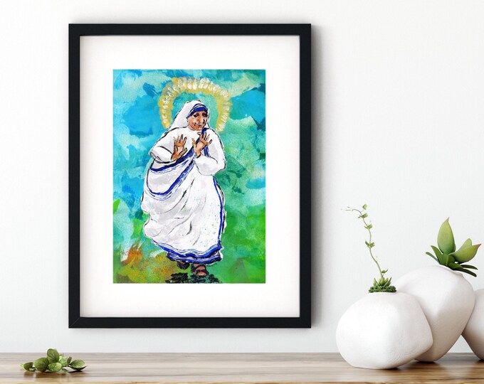 Saint Teresa of Calcutta Mother Teresa Catholic Art Print | Etsy