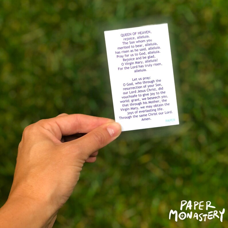 Custom Prayer Card Holy Card With Custom Back Funeral Prayer - Etsy