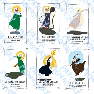 Printable Saint Cards Digital Holy Cards Catholic Printable - Etsy