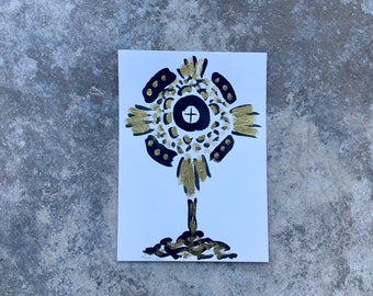 Catholic Monstrance Painting - Etsy