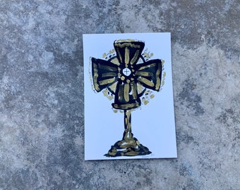 Catholic Monstrance Painting - Etsy