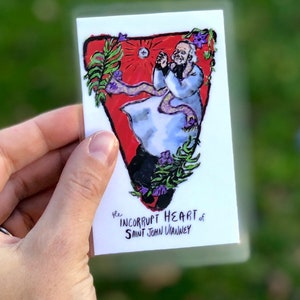 St. John Vianney Holy Card Incorrupt Heart of John Vianney - Etsy